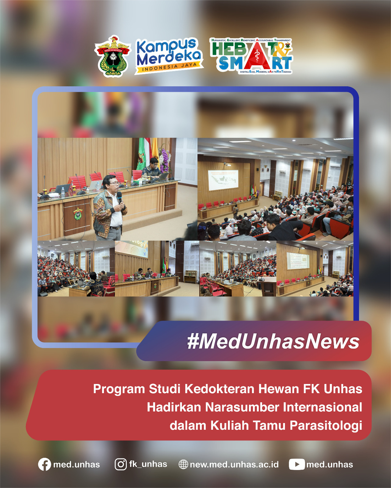 Program Studi Kedokteran Hewan FK Unhas Hadirkan Narasumber ...